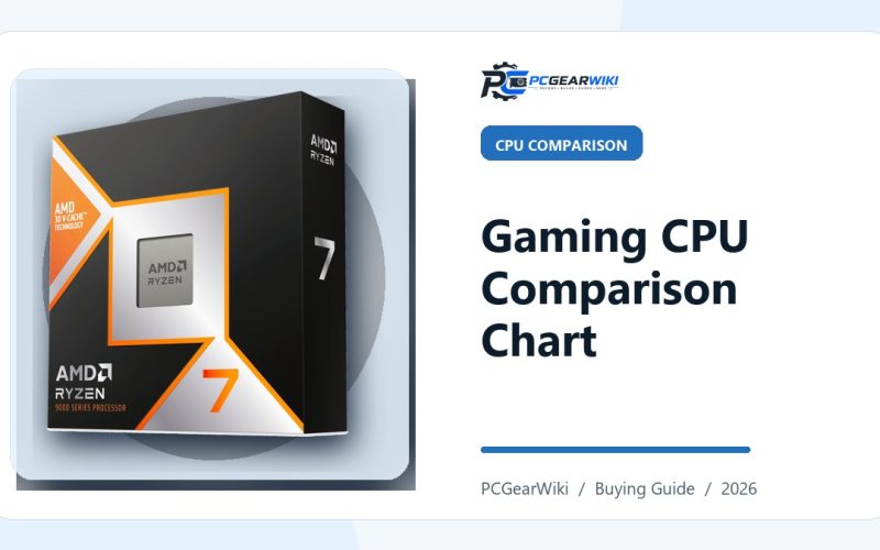 CPU Comparison Chart 2026: Desktop Processors Ranked